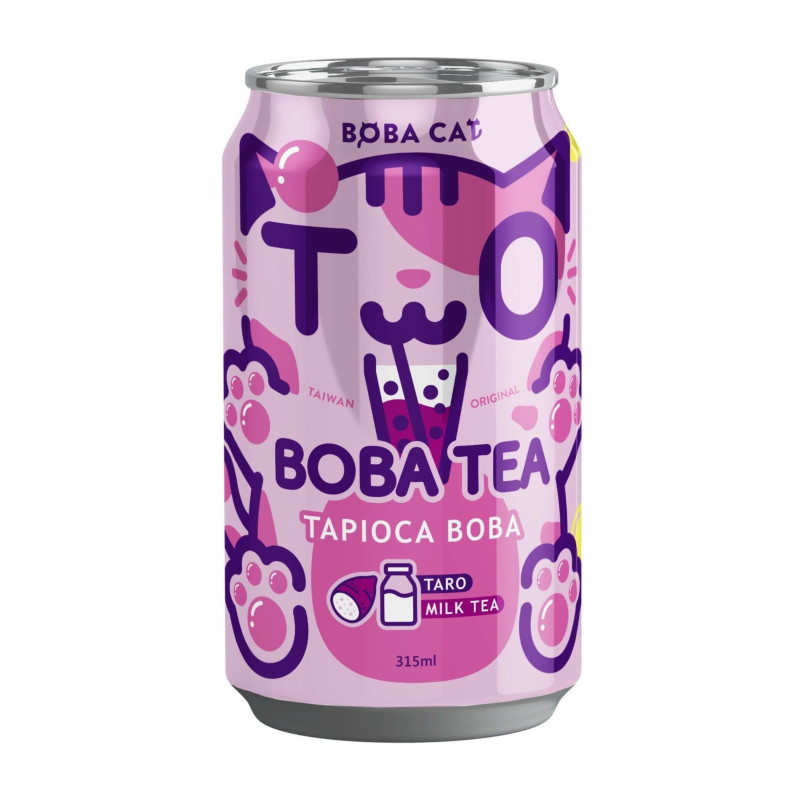 Boba Cat Taro Milk Tea 315ml