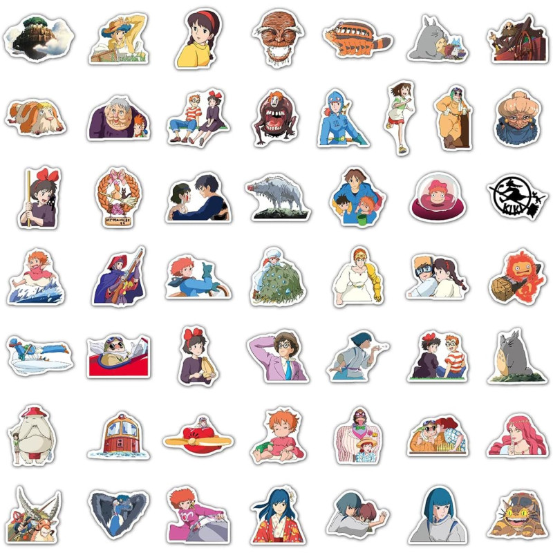 Studio Ghibli Sticker Pack 1 - 100 Vinyl Klistermærker