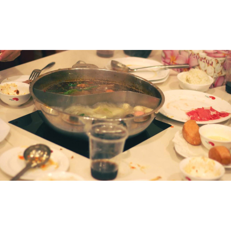 Hot Pot Gryde 32cm rustfrit stål