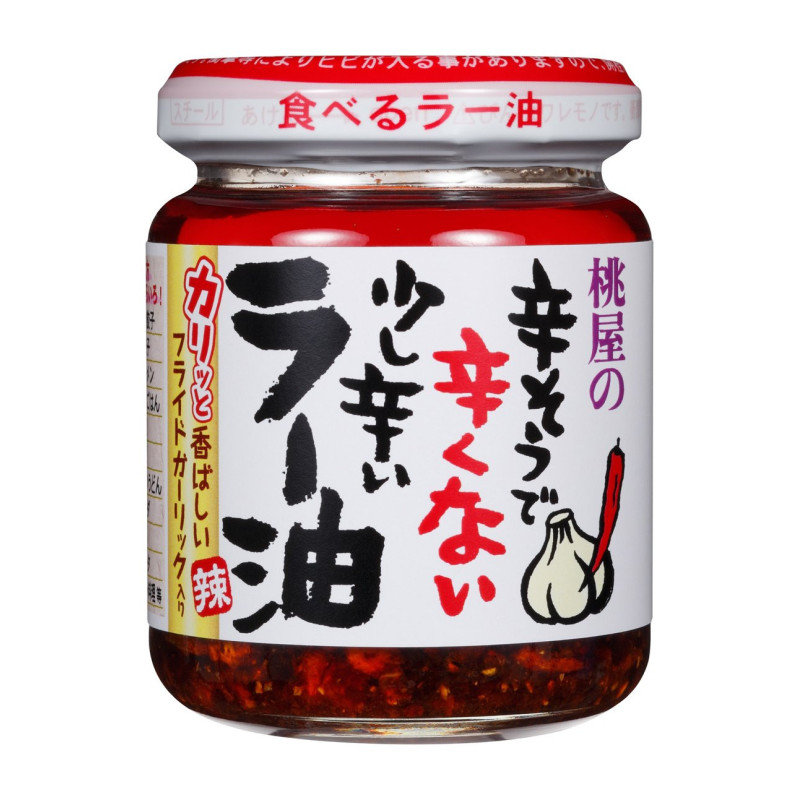 Momoya Taberu Rayu Chili-hvidløgsolie 110g