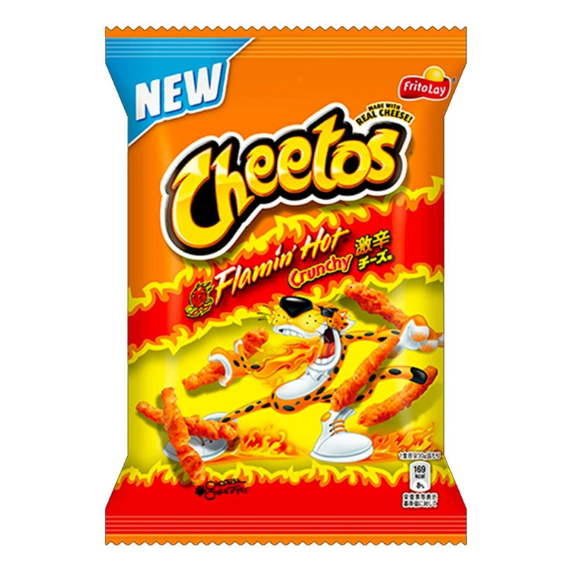 Cheetos Japan Chips - Flamin' Hot Crunchy Ostesmag