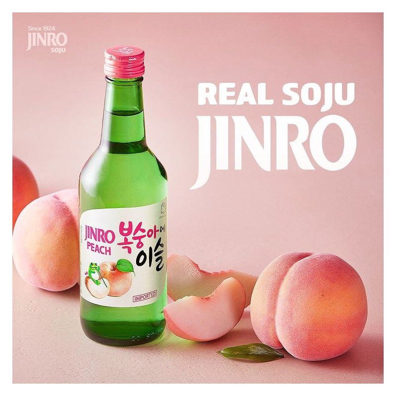 Jinro Peach Flavour Soju 350ml