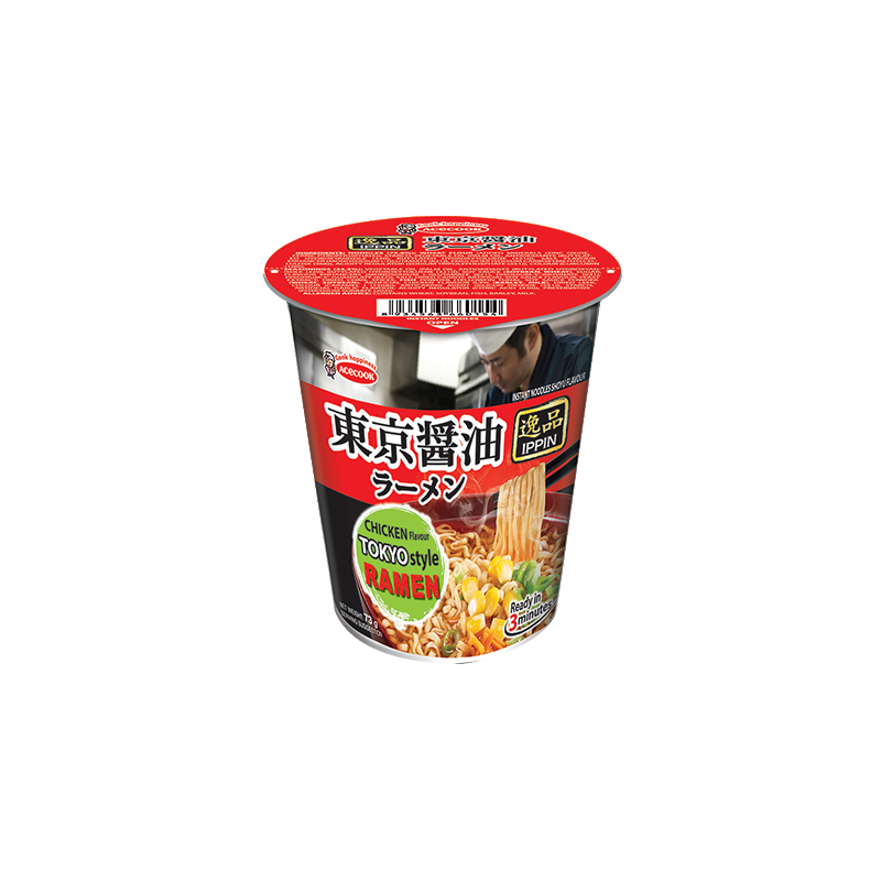 Acecook Ippin Tokyo Shoyu Instant Ramen Cup Acecook Ippin Tokyo Shoyu Instant Ramen Cup